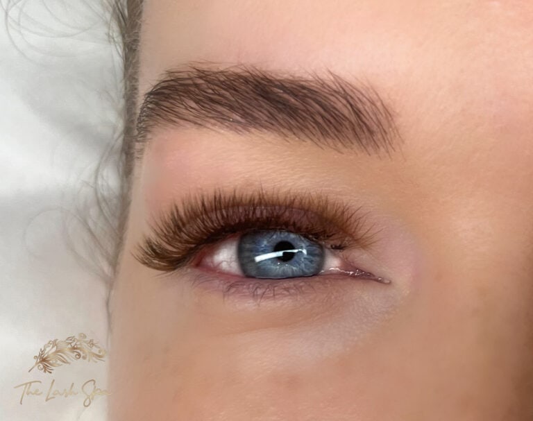 Brown Eyelash Extensions Gold Coast | A More Subtle Lash Look